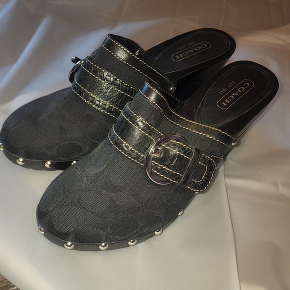 Coach | Shoes | Coach Mules | Poshmark